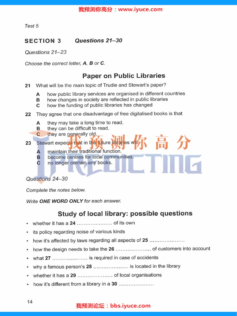 Cambridge IELTS 12 PDF-14-15 | PDF