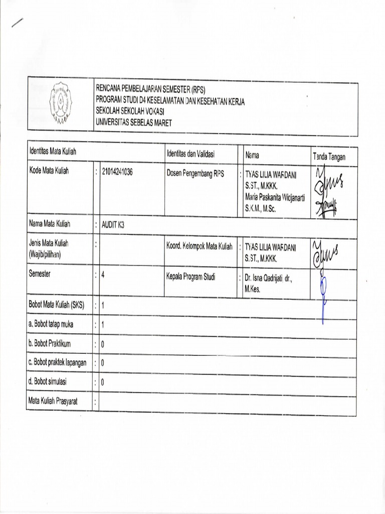 Rps-4-Audit K3 | PDF