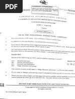 CSEC Chemistry Paper 1 June 2022 | PDF