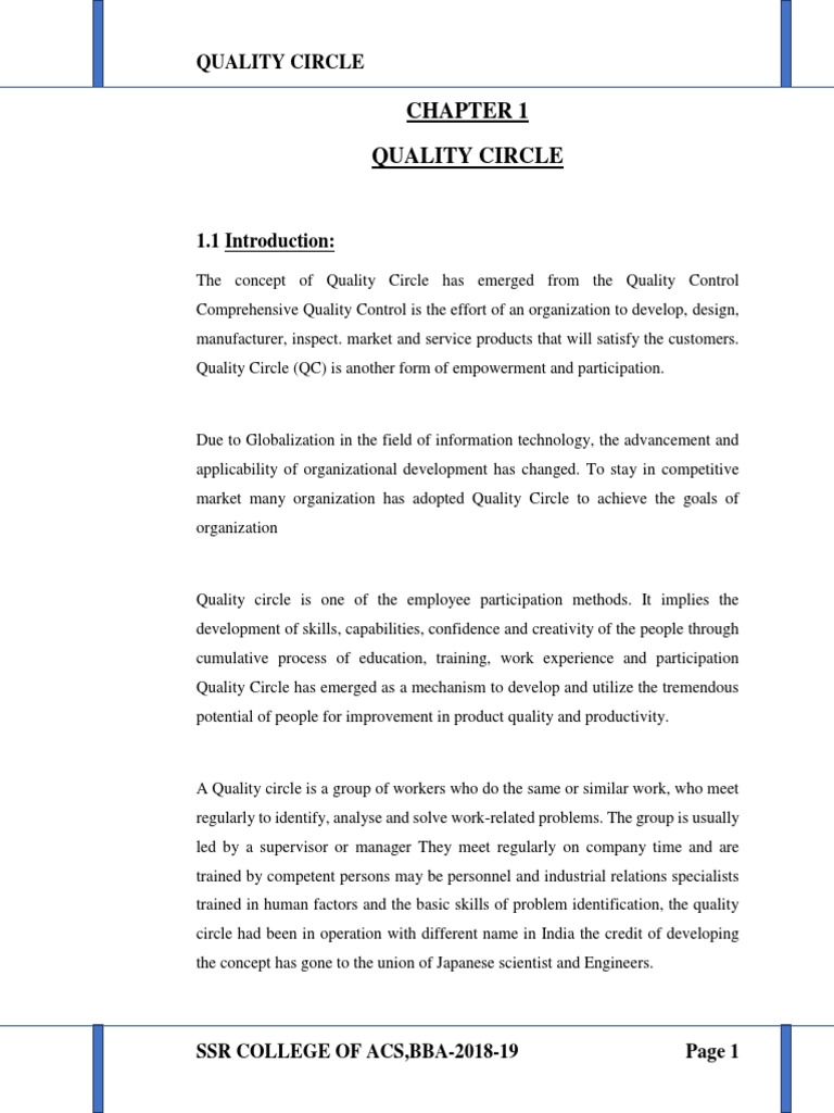 Understanding Quality Circles in HRM | PDF | Business