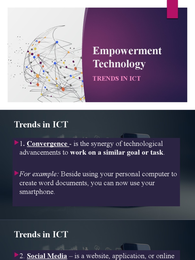 Trends in ICT | PDF | Popular Culture & Media Studies | Social Media