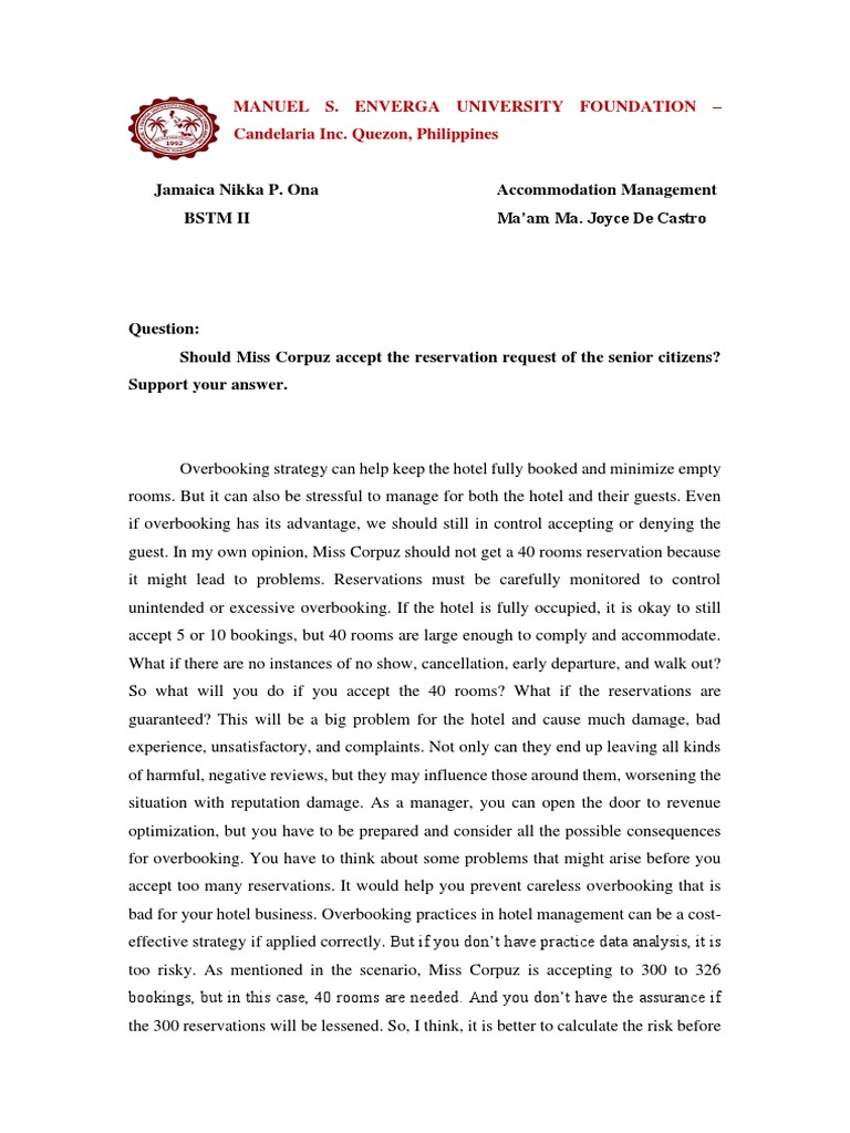 Case Analysis Midterm ONA Jamaica Nikka P. | PDF | Economies | Business