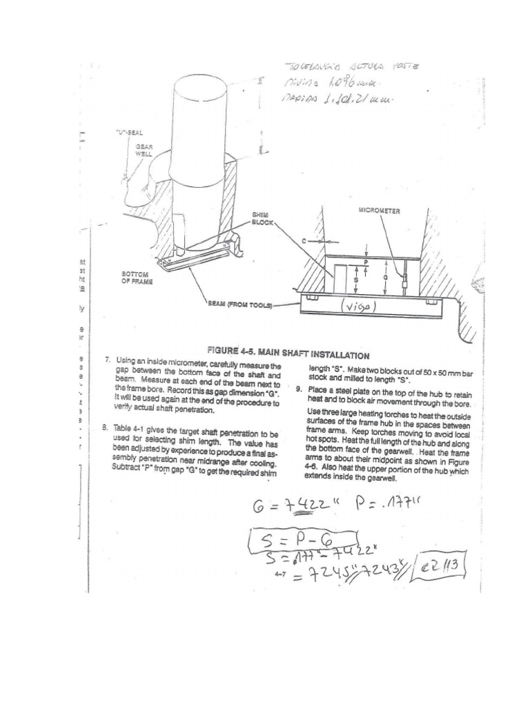 Main Shaft MP1000 | PDF
