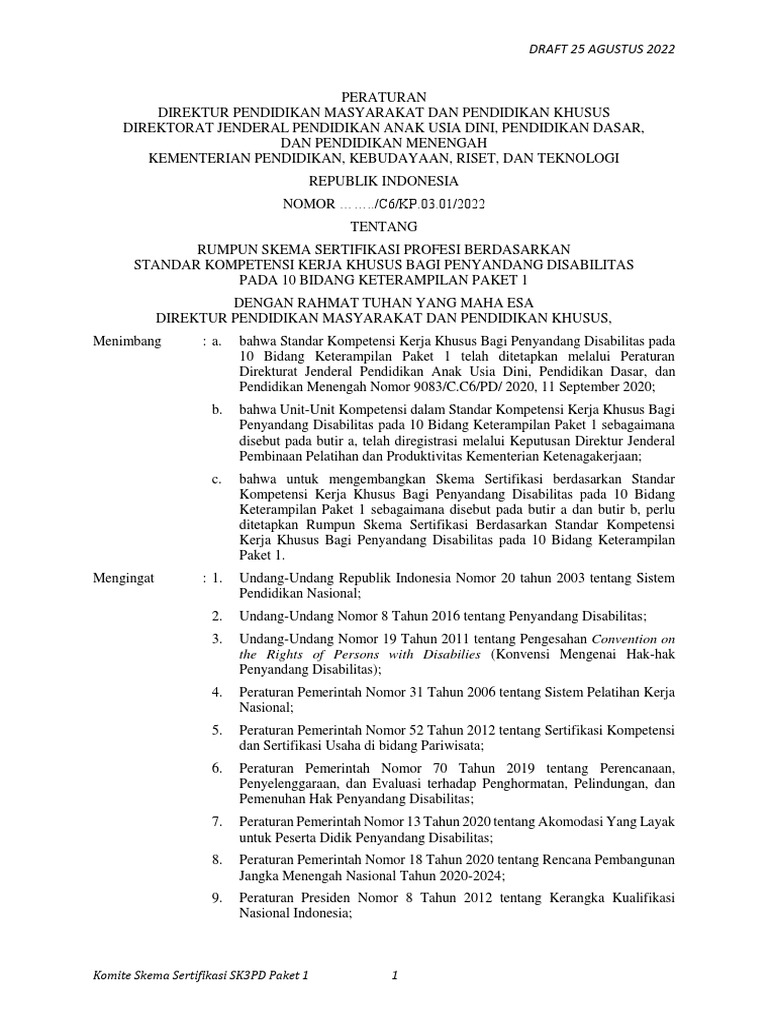 SK Rumpun Skema Draft25agus22 | PDF