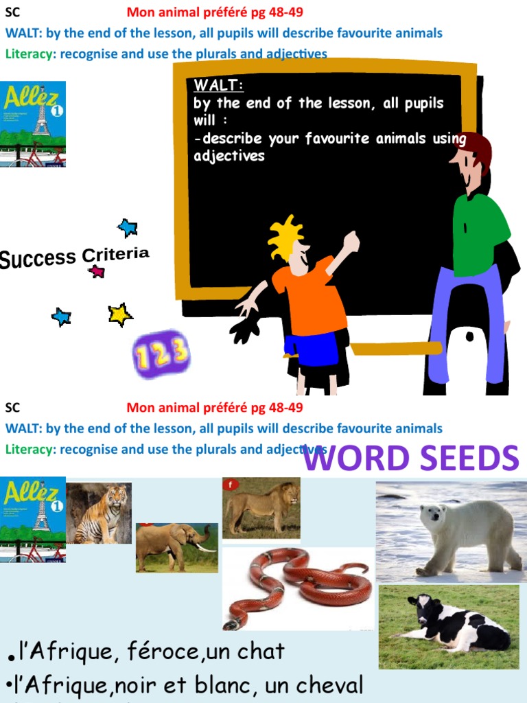 Allez 1 3.5 Mon Animal Prefere PG 48 49 | PDF | Animaux domestiqués ...