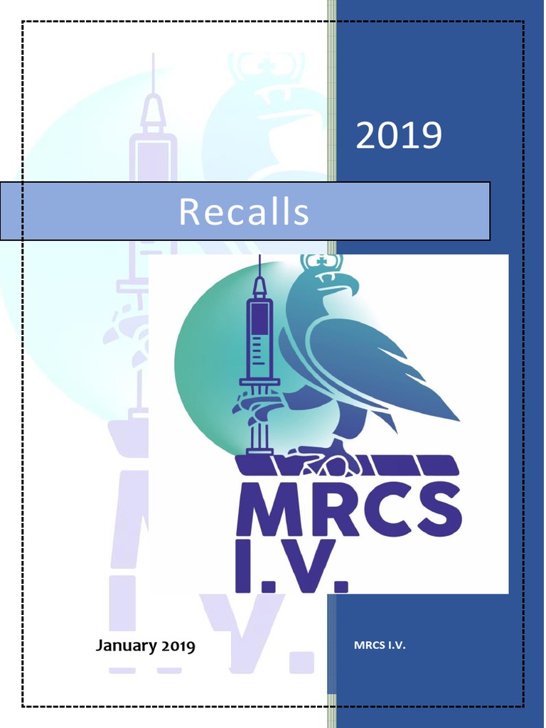 Recal 2019. | PDF | Knee | Clinical Medicine