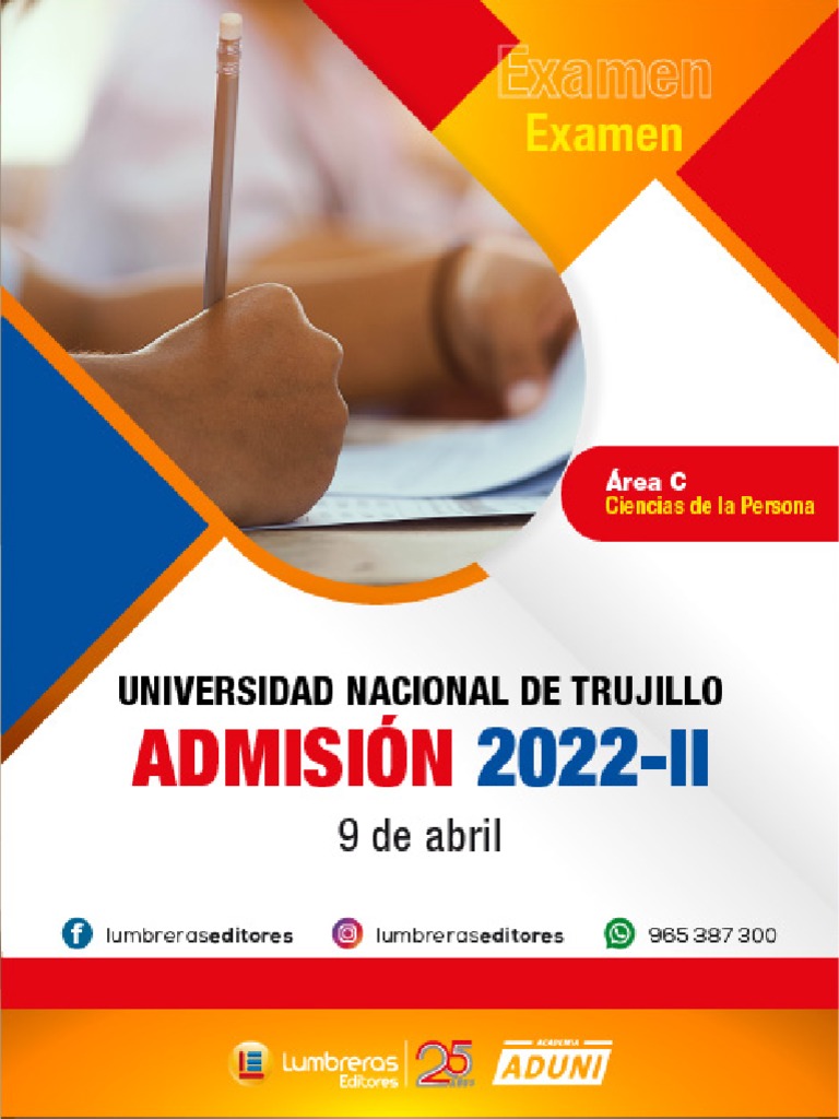 EX - Adm - UNT - 2022-II - Area C | PDF | Unicornio | Chocolate