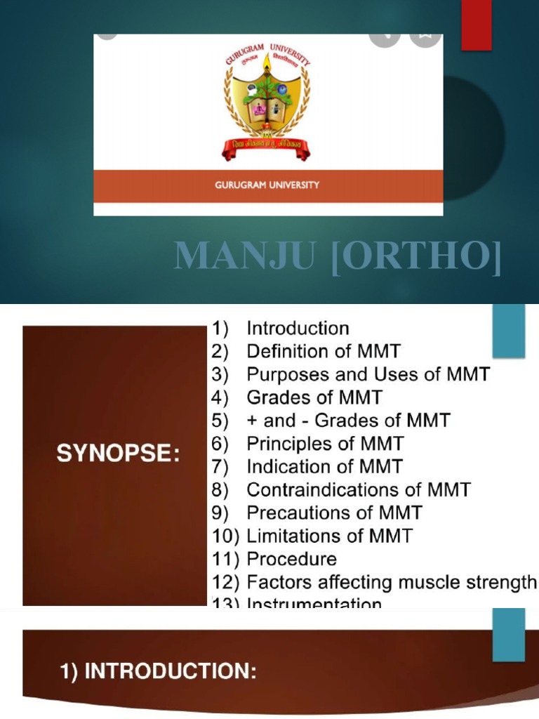 manual muscle testing | PDF