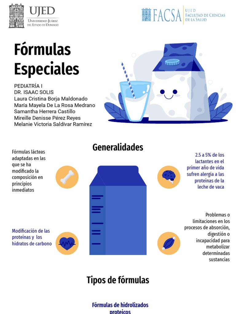 Fórmulas Especiales | PDF | Leche | La leche materna