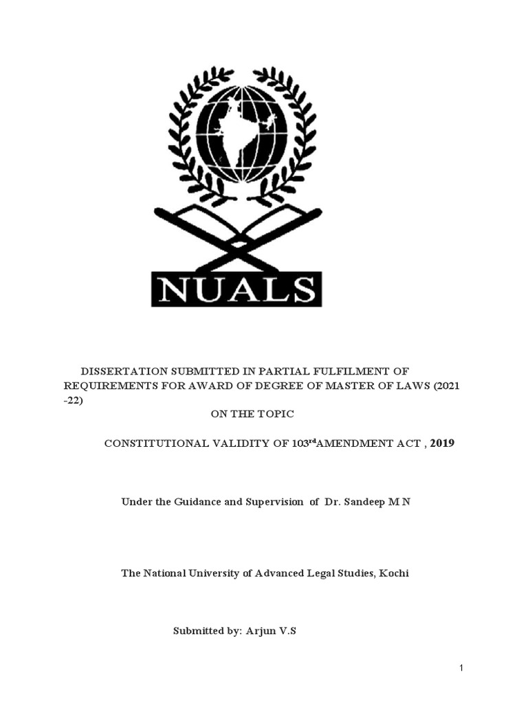 Constitutional Validity of 103rd Amendment | PDF | Dalit | Mahatma Gandhi