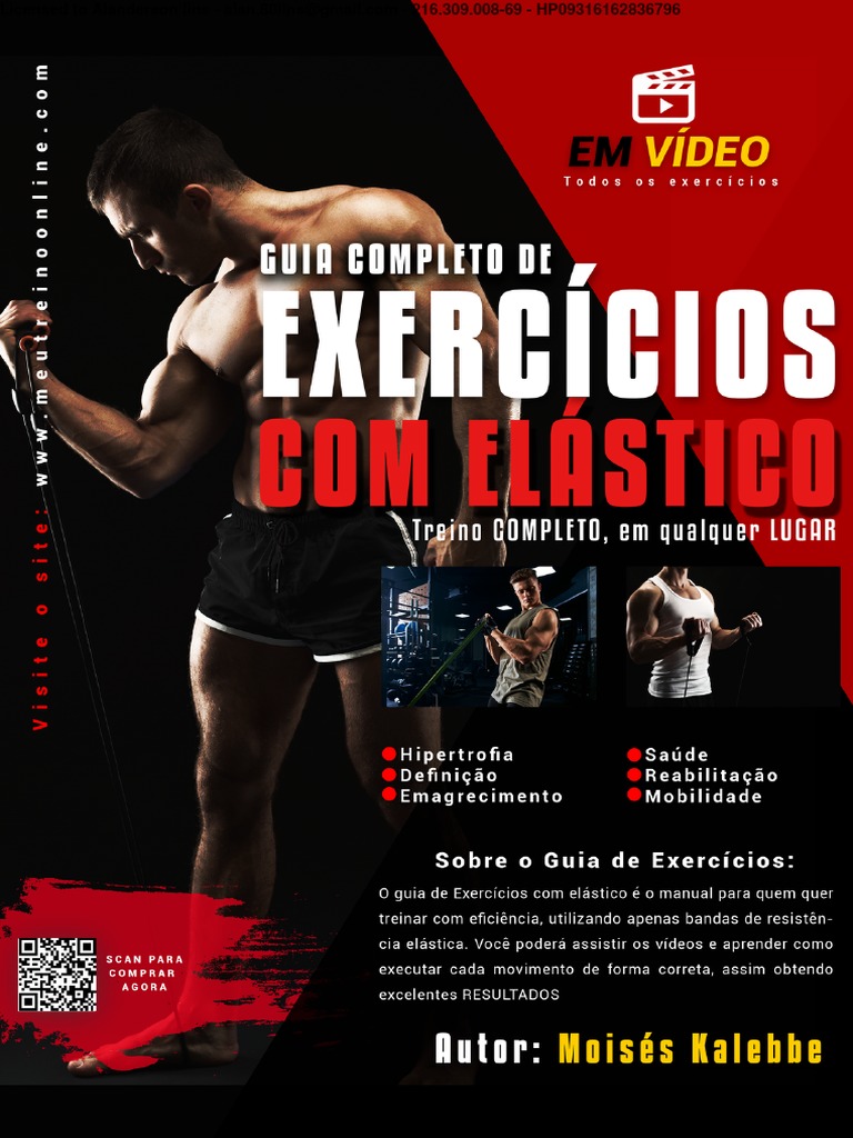 E-Book Guia Completo de Exercícios Com Elástico em Vídeo | PDF | Musculação