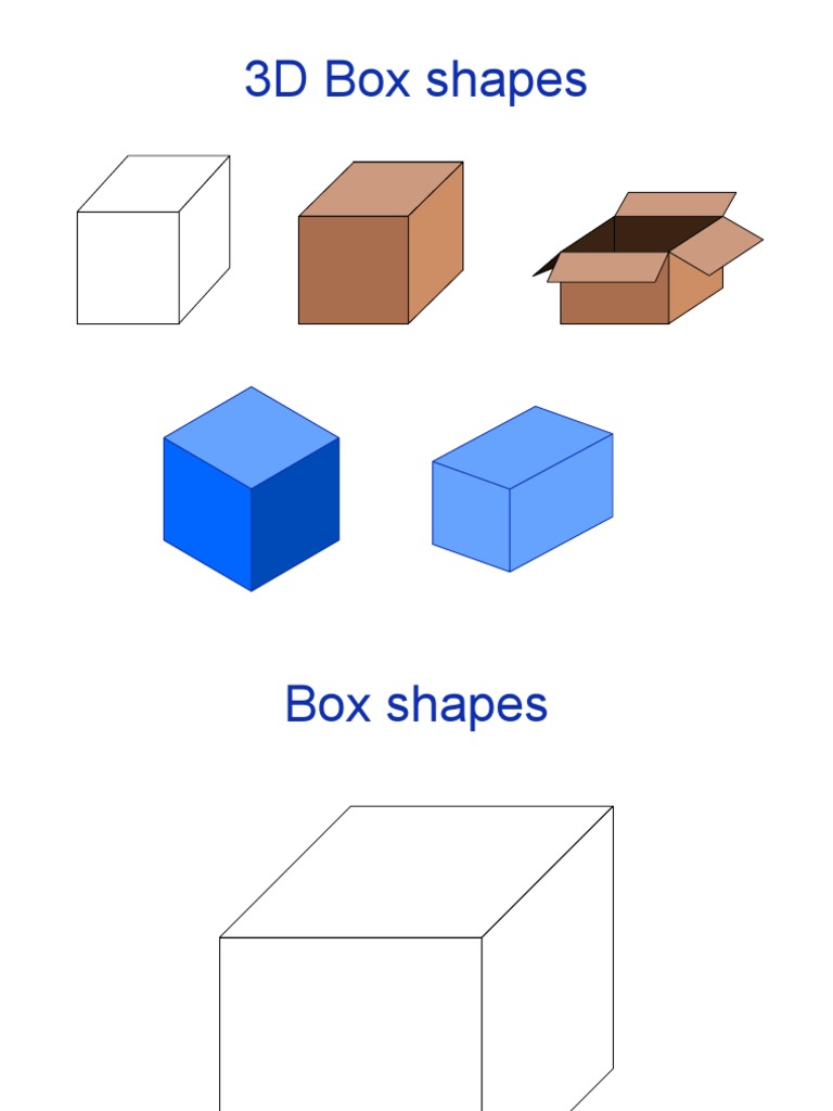 3D Box Shapes | PDF