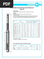 Reamers Metric Size Chart | PDF | Cutting | Metalworking