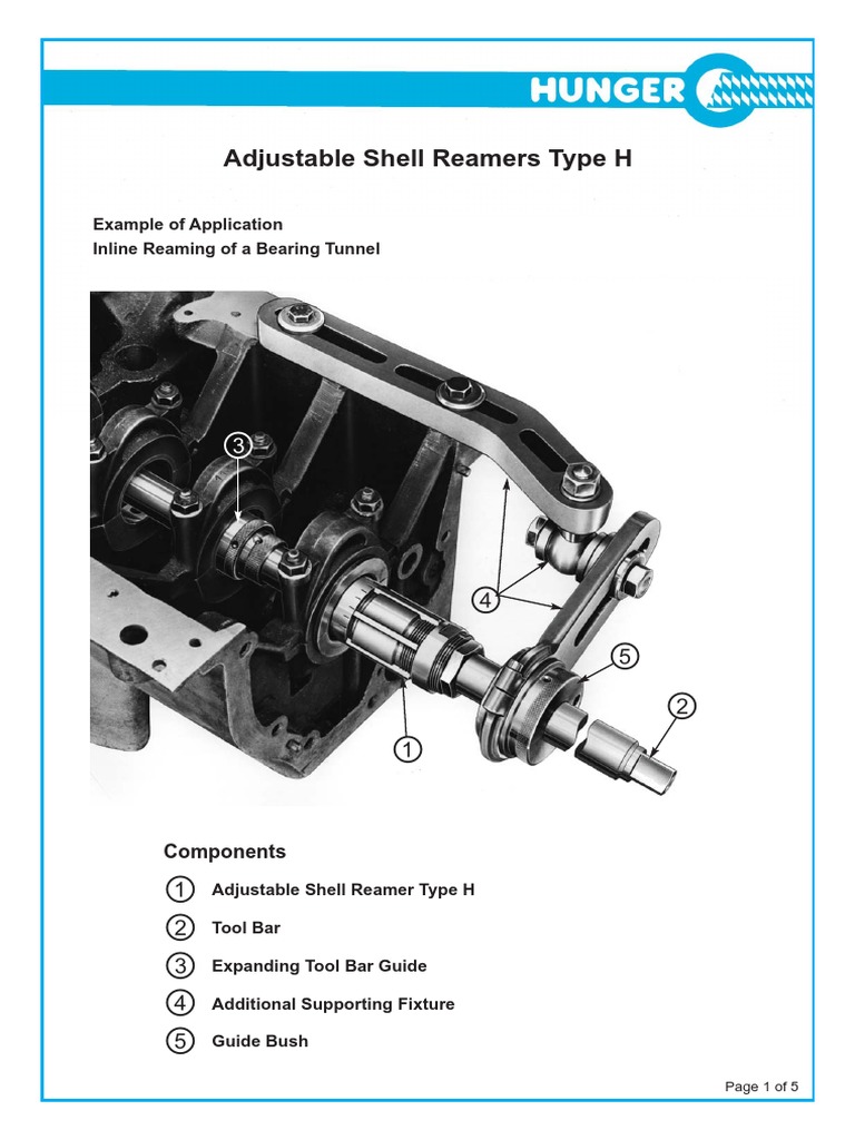 Brochure Reamers Type H | PDF | Cutting Tools | Crafts