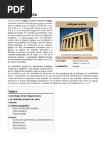 Antigua Grecia - Linea Temporal | PDF