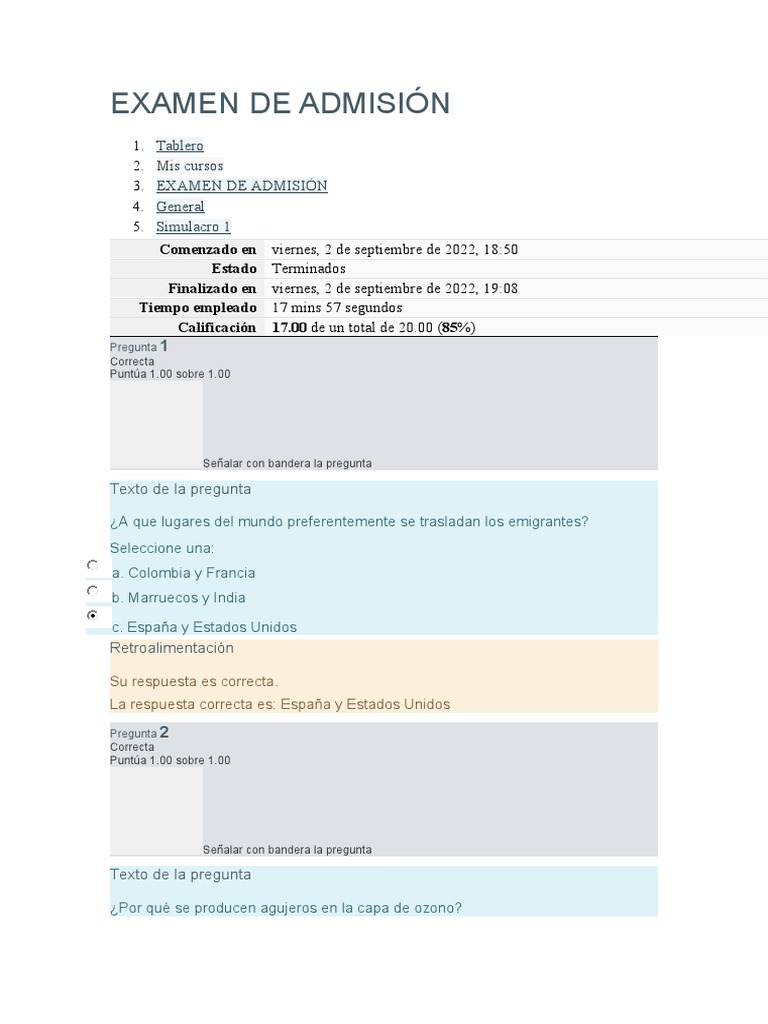 Examen de Nilda | PDF