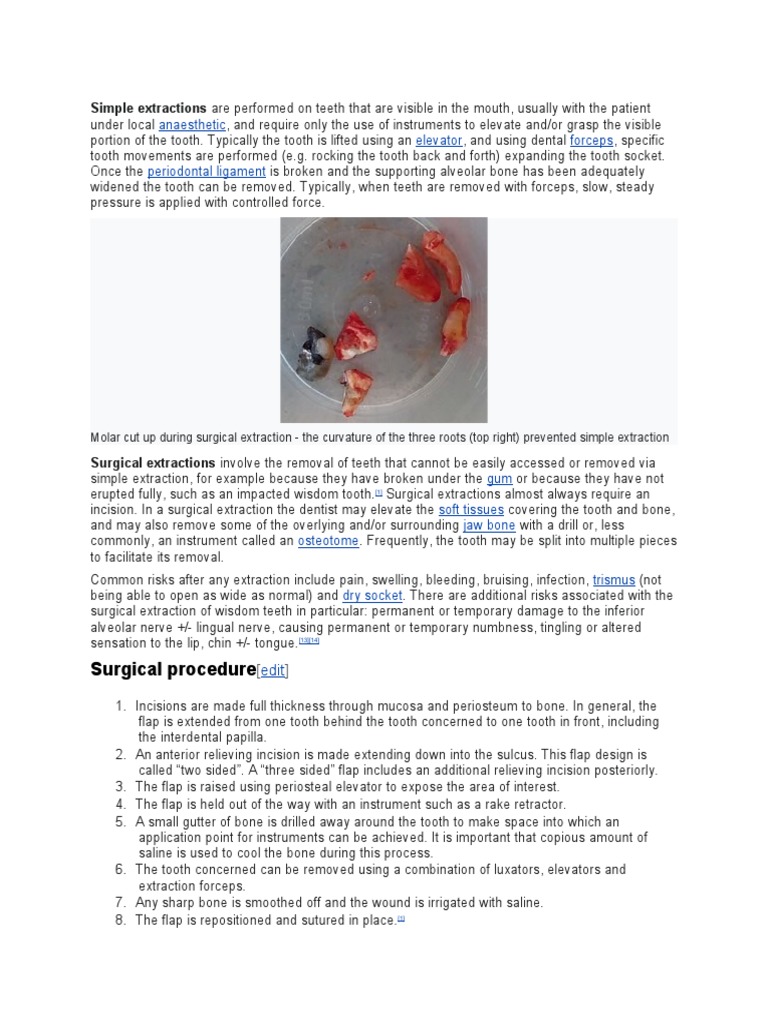 Extraction 1 Pdf Clinical Medicine Medical Specialties