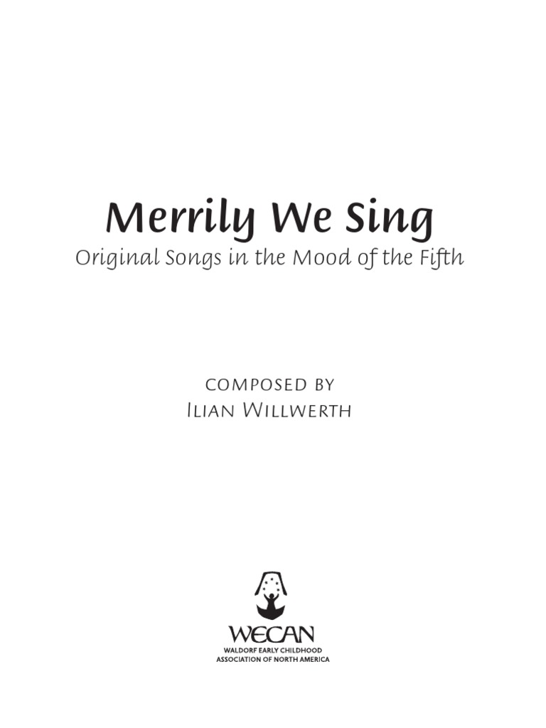 Merrily We Sing | PDF | Art | Poetry