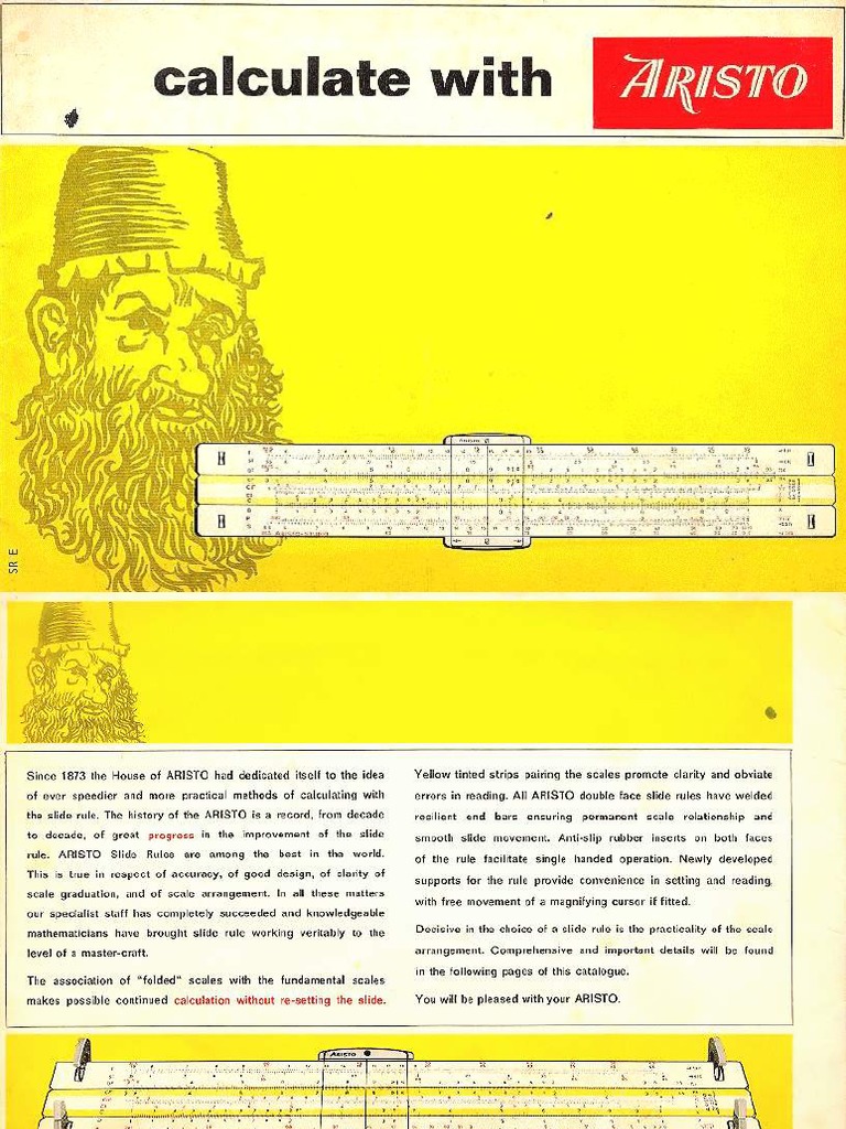 Aristo Catalog 1969 | PDF