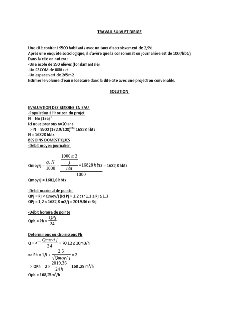 Mini Projet AEP | PDF | Technologie et ingénierie