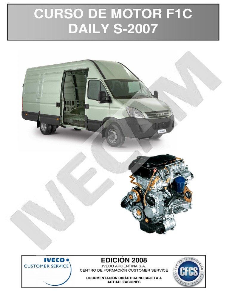 Curso Motor F1C Iveco Daily S-2007 | PDF | Turbocompresor | Engranaje