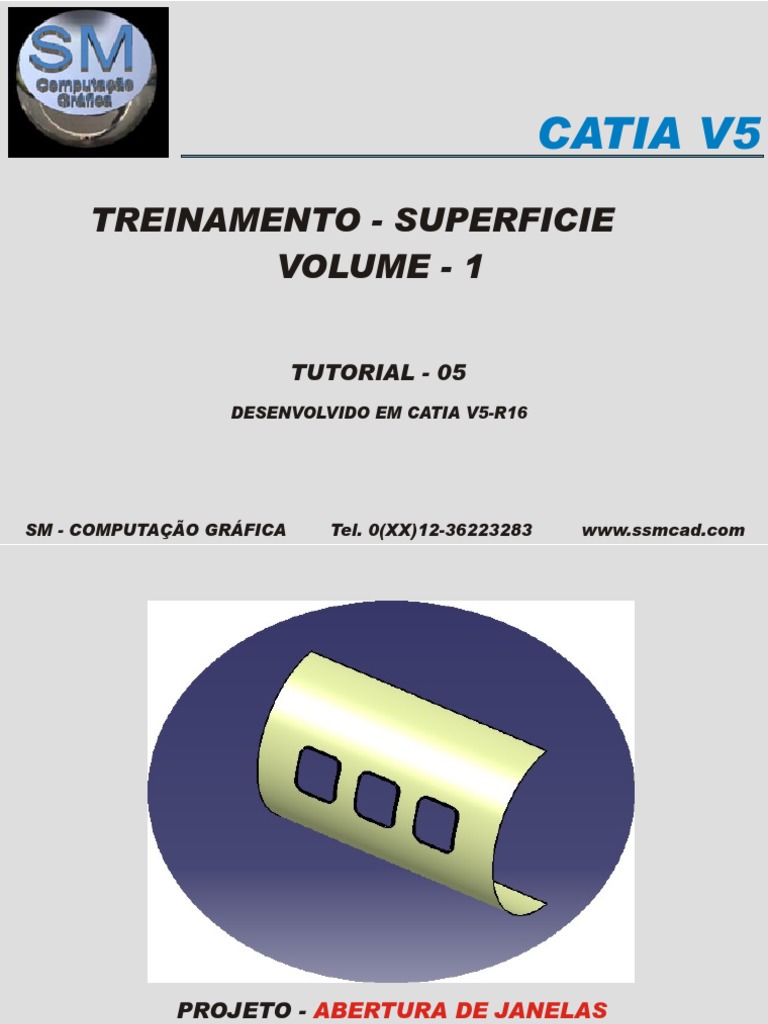 TUTORIAL-05 Superfifice Catia Basico | PDF | Informática | Programas