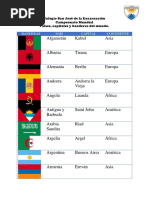 Lista de Países por Orden Alfabético | PDF | Asia | África