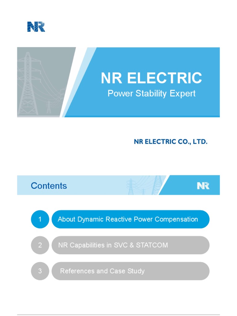 NR SVC and STATCOM - Alfanar | PDF | Manufactured Goods | Electrical Equipment