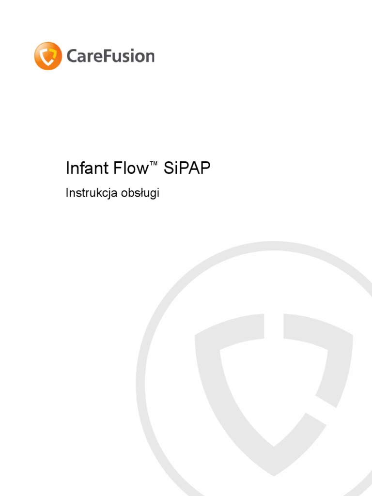Infant Flow SiPAP. Instrukcja Obsługi | PDF