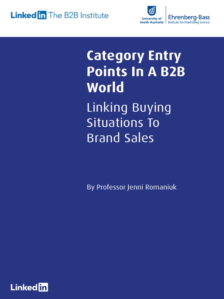 Category Entry Points in A B2B World | PDF | Brand | Marketing