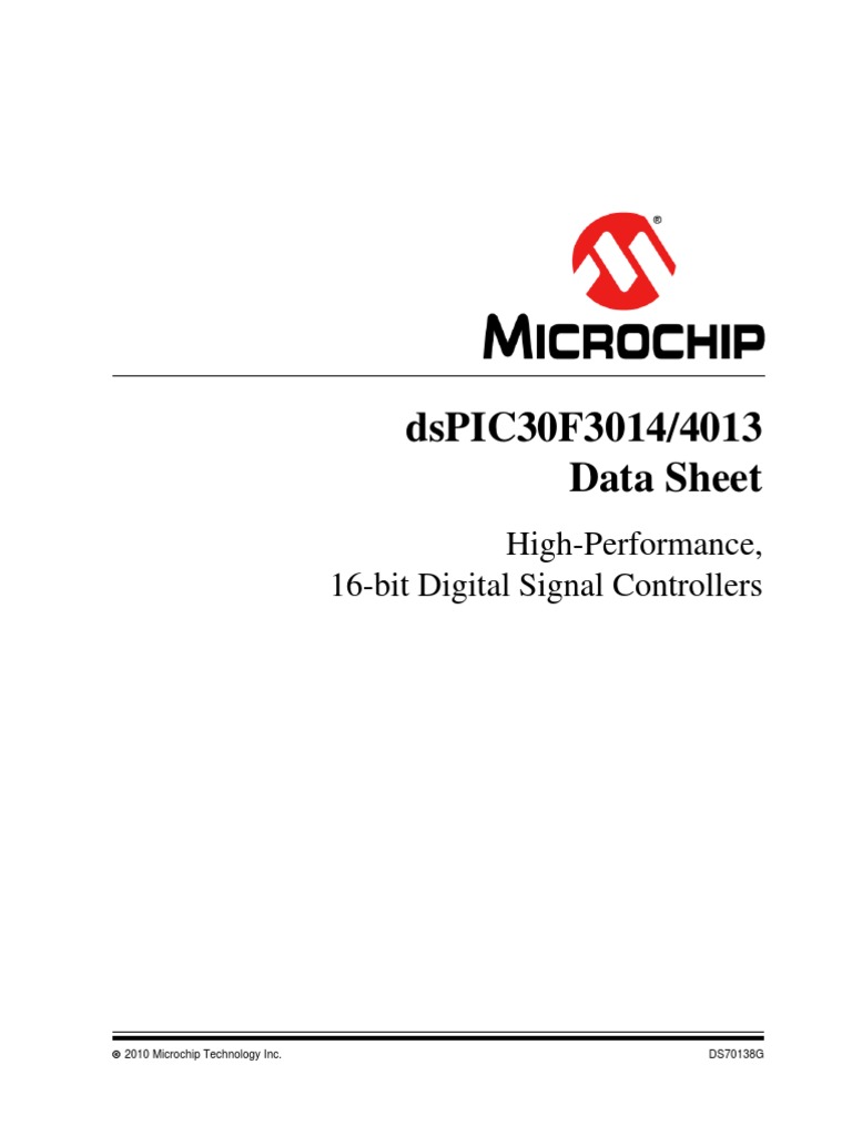 DSPic 30F4013 | PDF | Pic Microcontroller | Instruction Set
