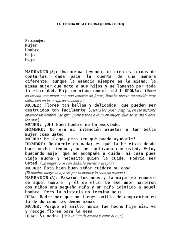 La Leyenda de La Llorona | PDF | Arte | Novela negra, policíaca y suspenso