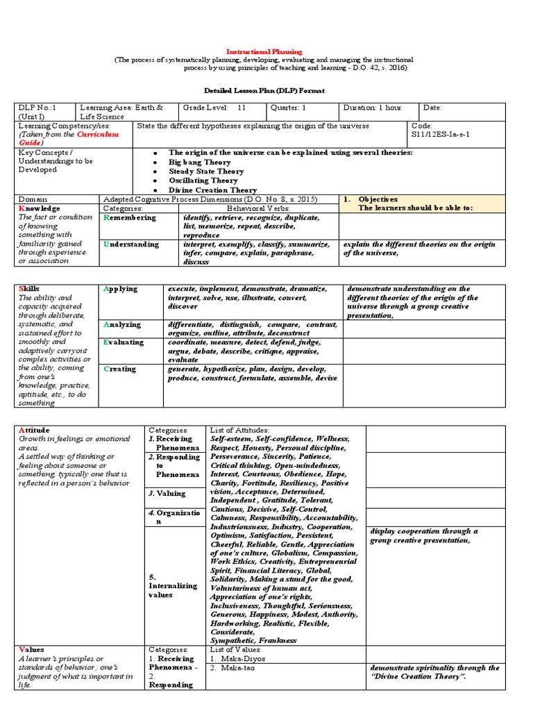 Curriculum Guide | PDF | Universe | Learning