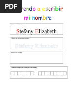 Actividades para Practicar Mi Nombre | PDF