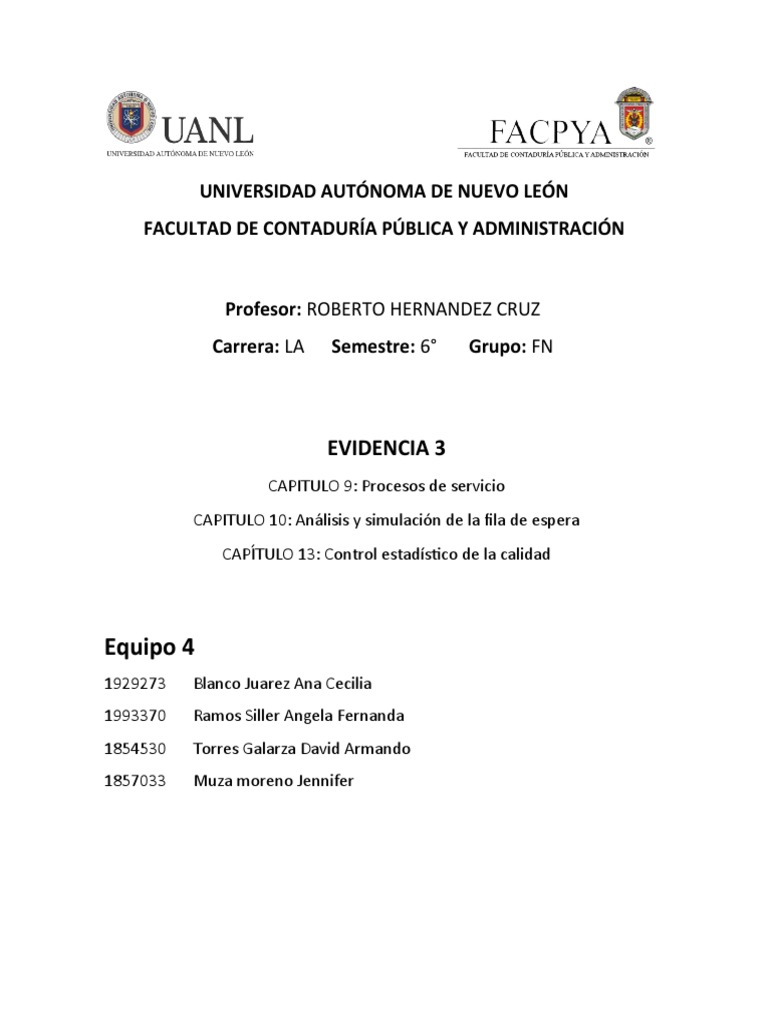 Ev 3 Eq4 FN | PDF | Muestreo (Estadísticas) | Estadísticas