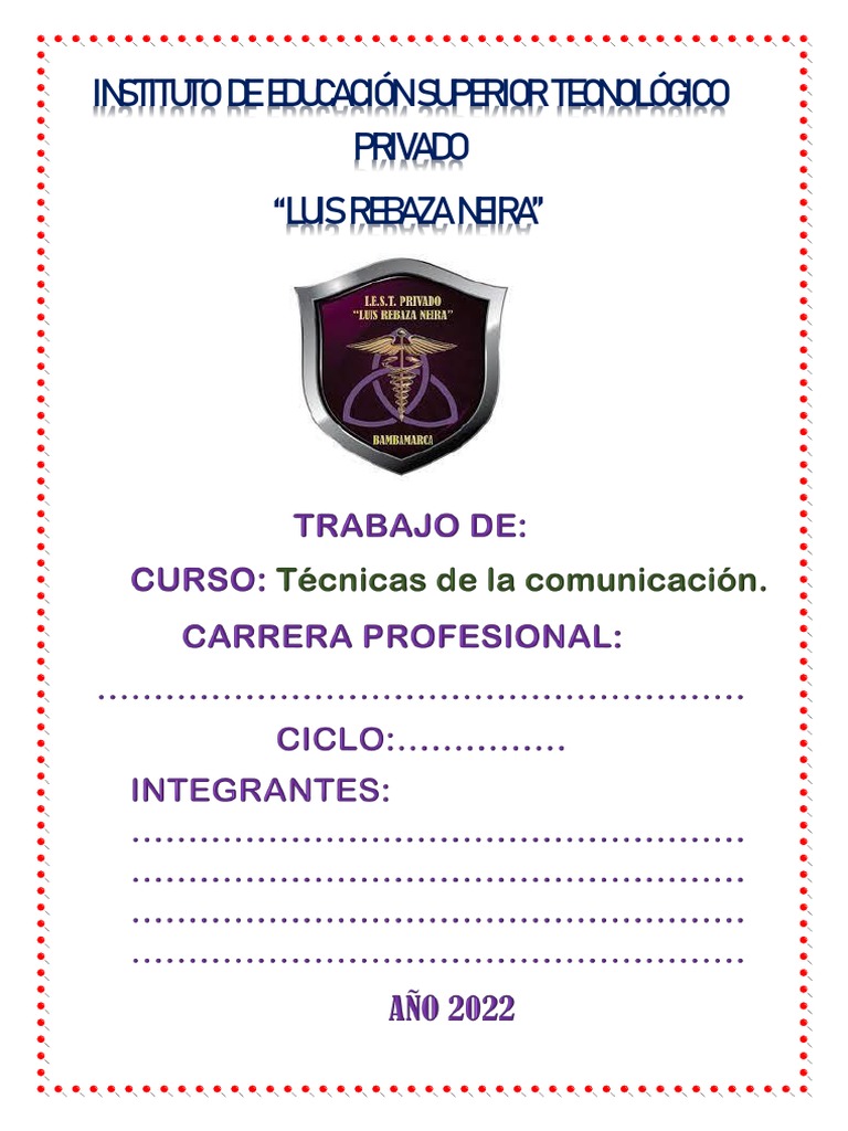 Portada para Trabajos | PDF Portada para Trabajos | PDF