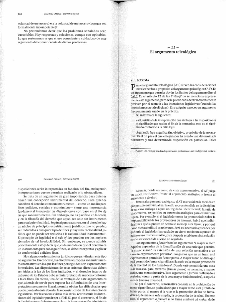 07 Canale y Tuzet - La Justificacion de La Decisión Judicial Cap 11-12 | PDF