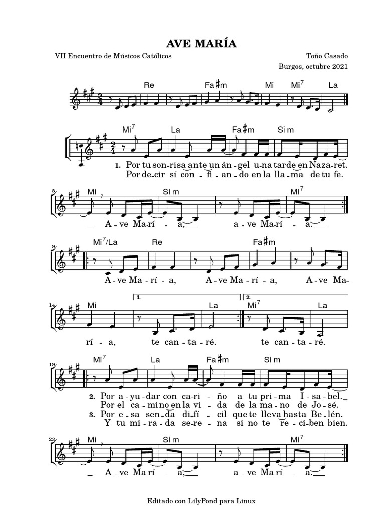 Ave Maria Casado | PDF