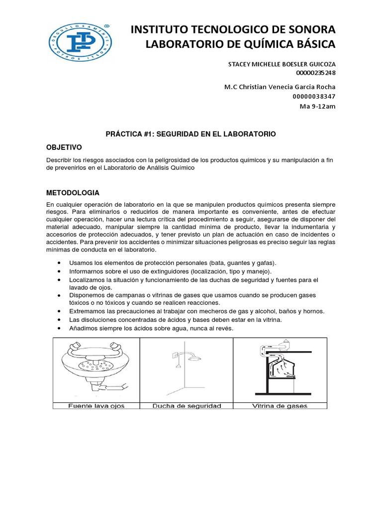 Seguridad en el Laboratorio Químico | PDF | Laboratorios | Agua