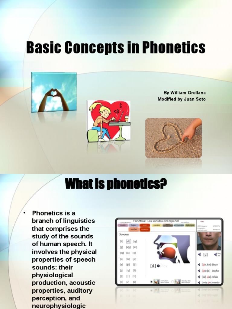 Basic Concepts Phonetics Phonology | PDF | Phoneme | Phonology