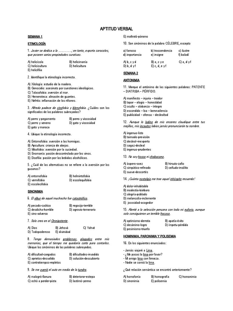 Repaso RV | PDF | Semántica | Semántica léxica