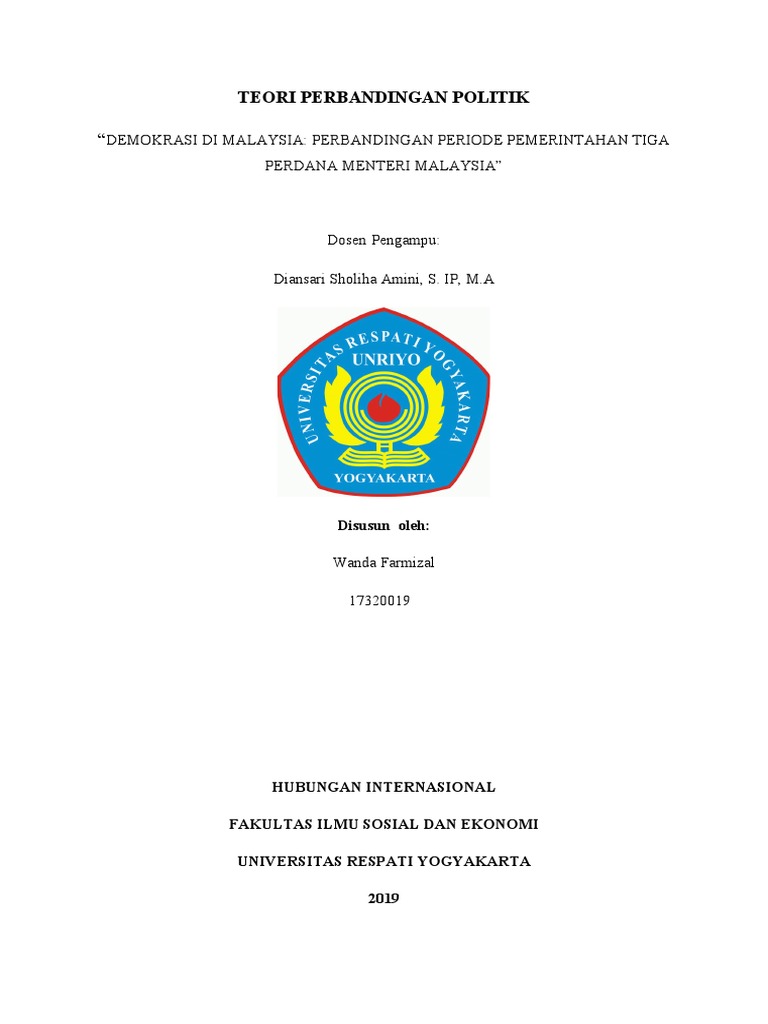 Teori Perbandingan Politik Malaysia | PDF Teori Perbandingan Politik Malaysia | PDF