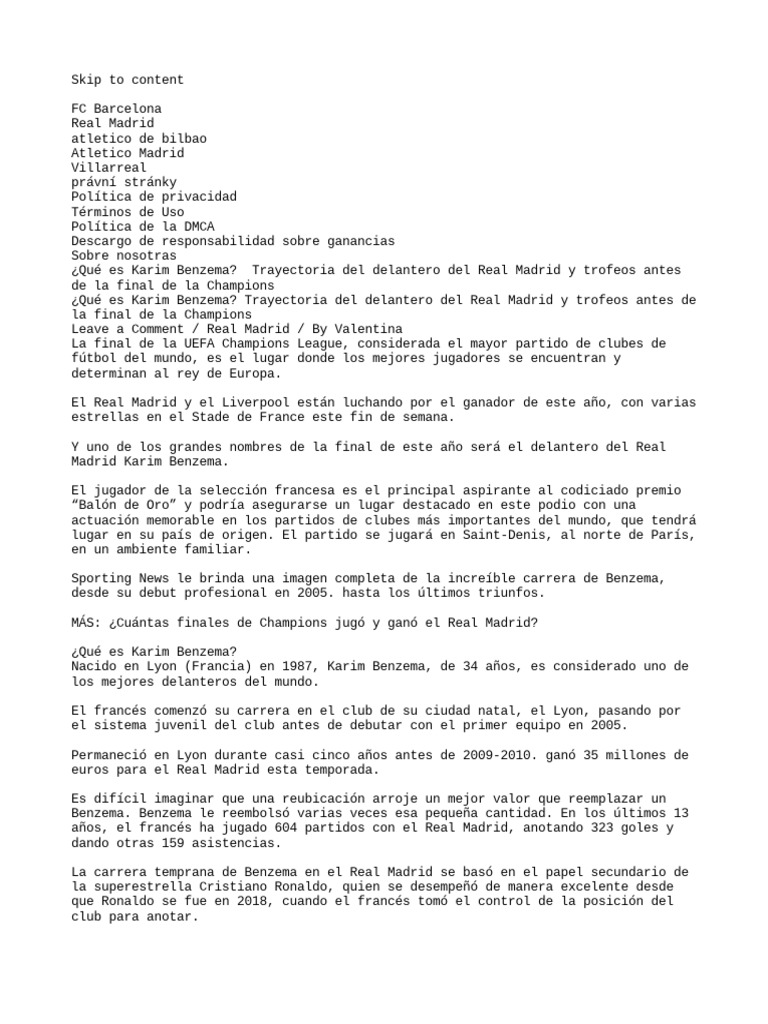 Benz Ema | PDF | Liga de Campeones de la UEFA | Lionel Messi