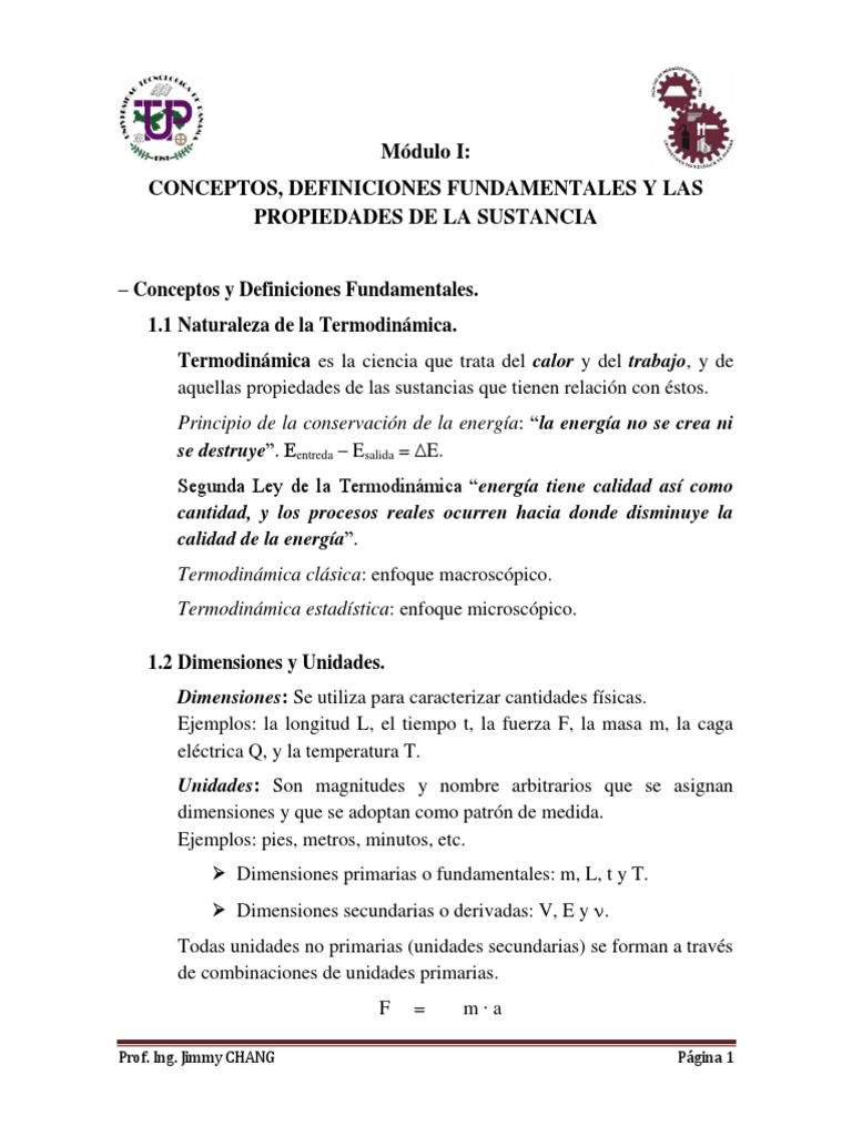 Presentaci N 1 PDF | PDF | Termodinámica | Fase (materia)
