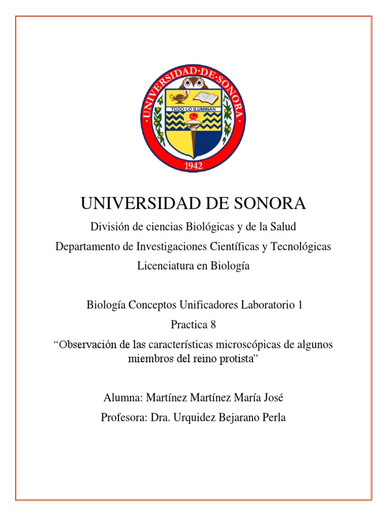 Bio Lab Prac8 | PDF | Algas | Biología Celular)