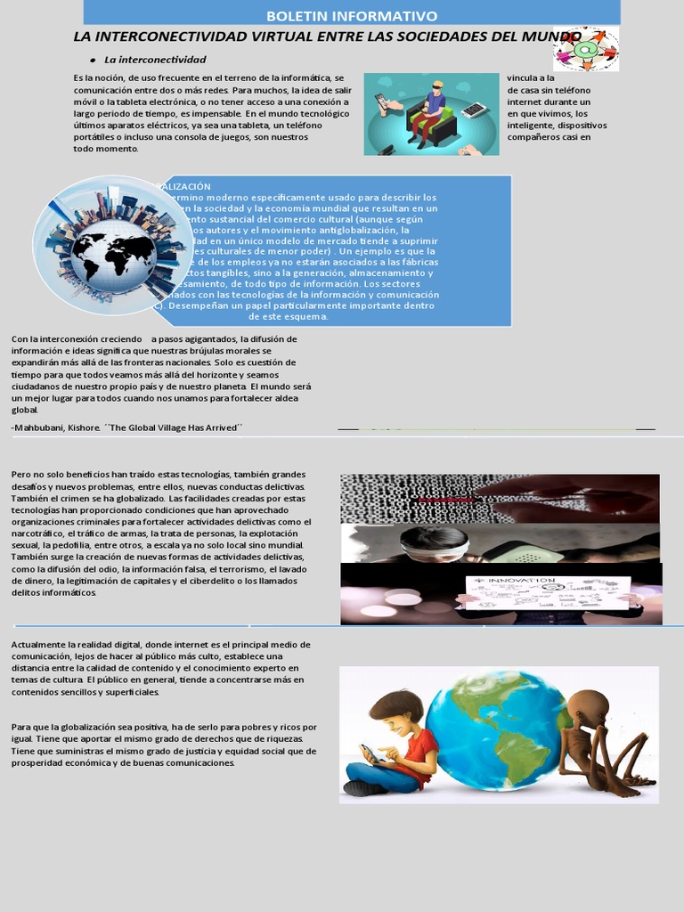 La Interconectividad | PDF | Globalización | Tecnología de información ...