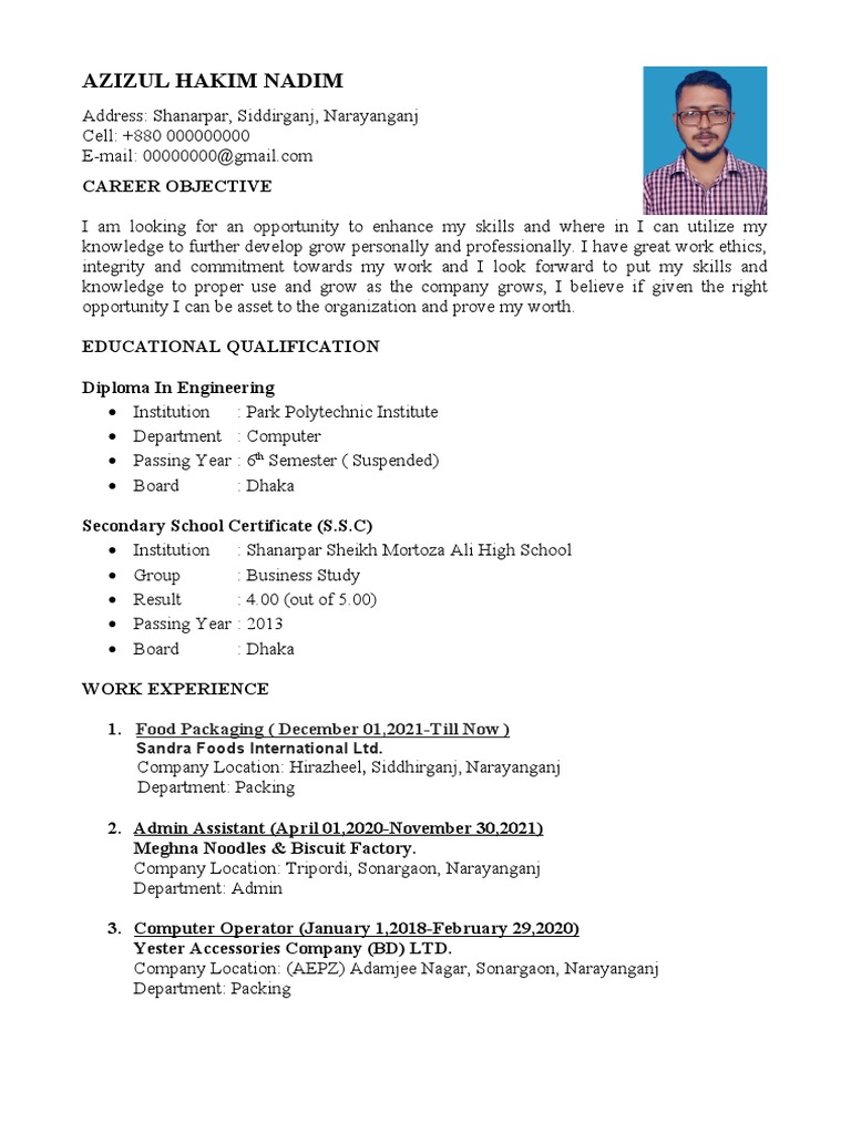 Job CV | PDF | Career & Growth | Business