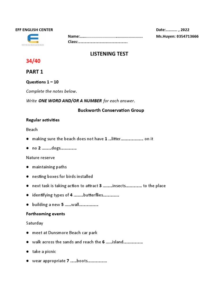 Cambridge 17 Listening Test 1 | PDF | Labyrinth | Sheep