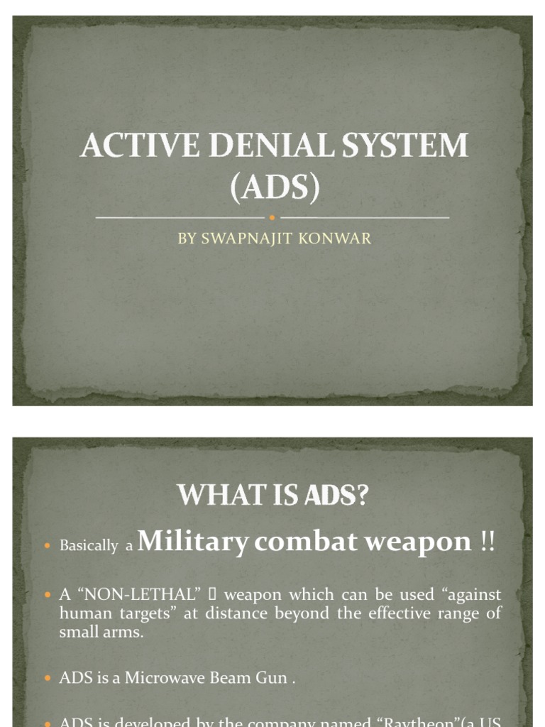 Active Denial System | PDF