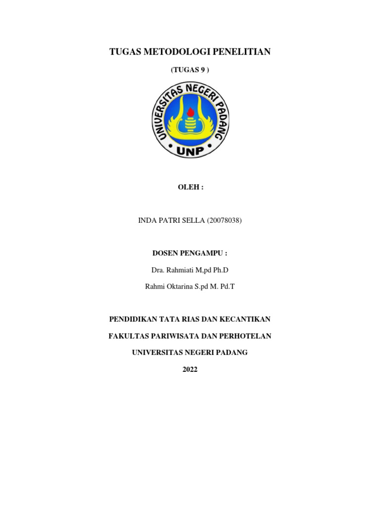 Tugas 9. M Penelitian | PDF | Karier & Perkembangan